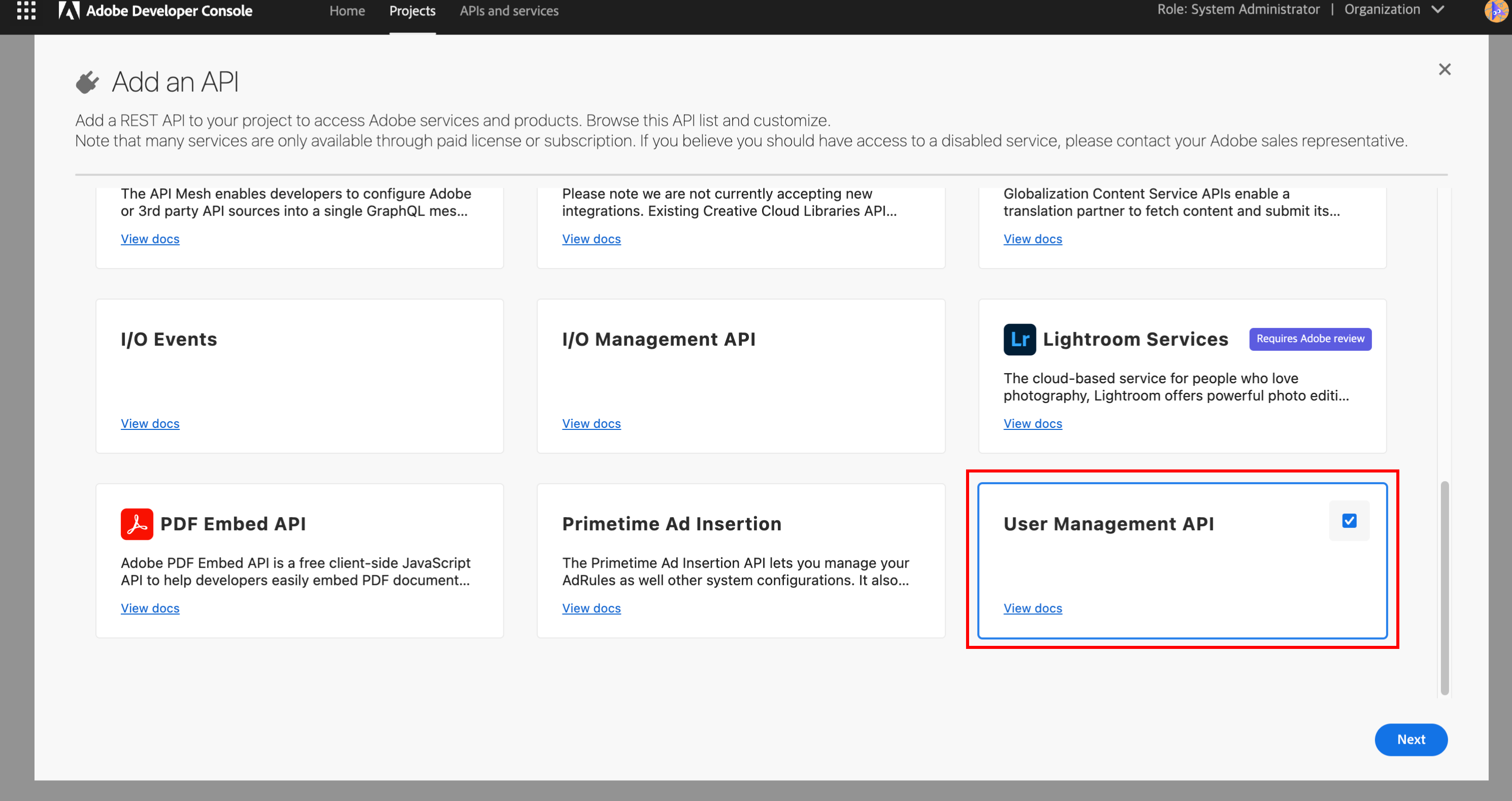 Adobe 앱에 User API 통합하기 – Megazone PoPs